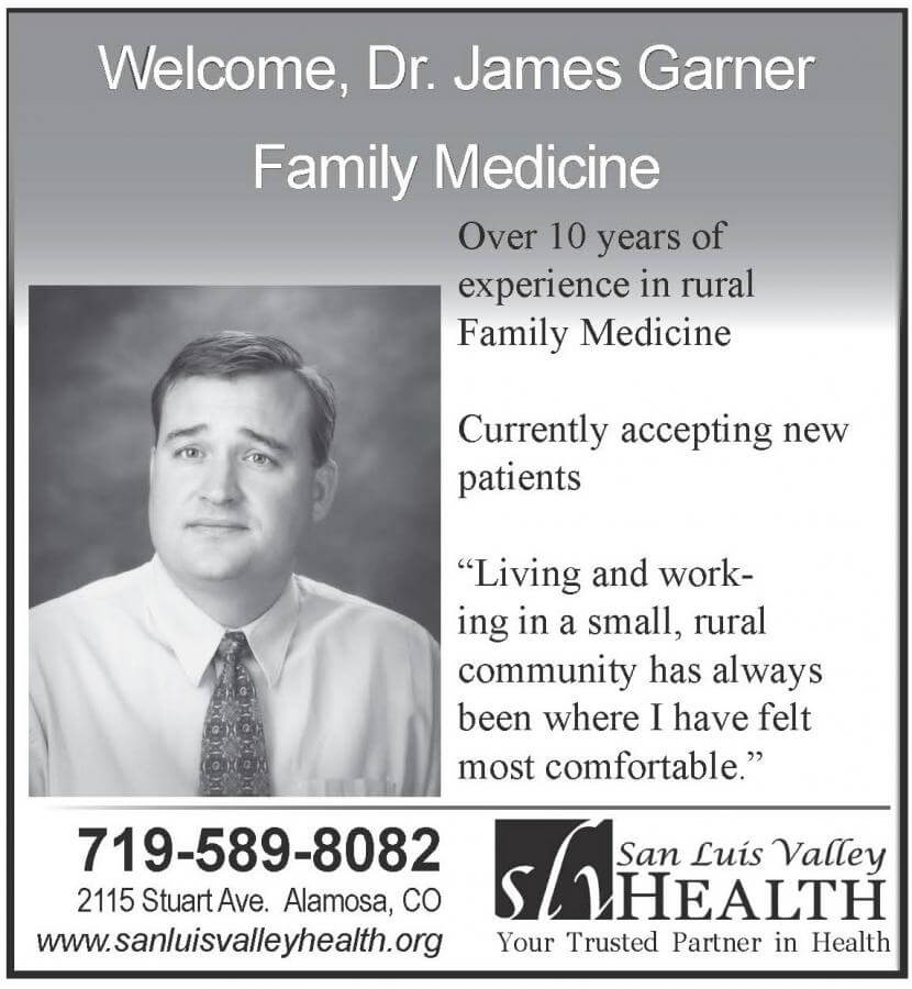 Dr. James Garner Joins San Luis Valley Health Family Medicine | San ...