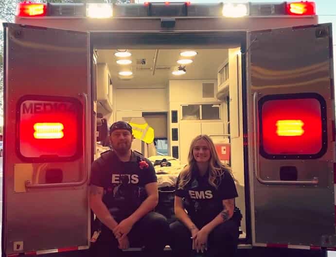 Their paths crossed on the way to Paramedic School and SLV Health